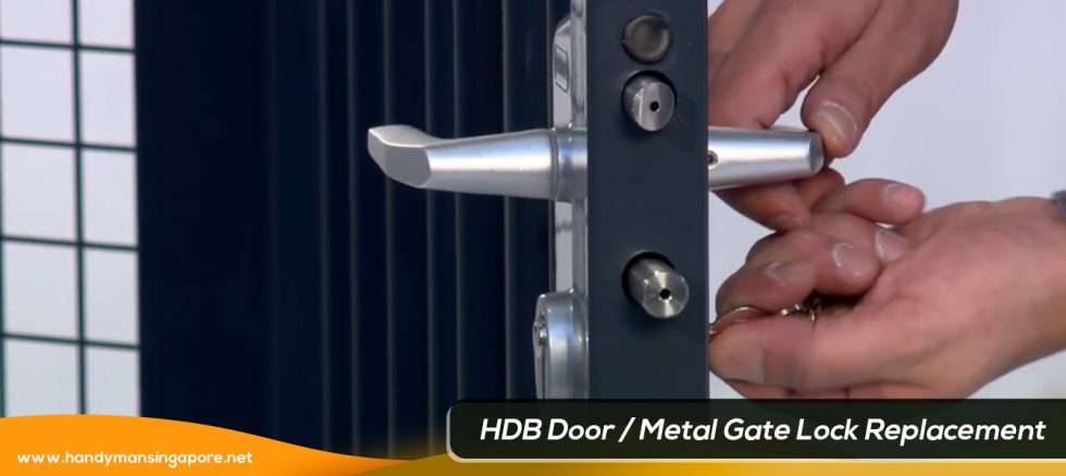 HDB Main Door Lock Replacement | Change Metal & Gate Lock Service